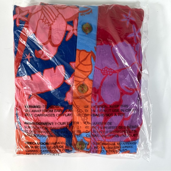 FARM Rio | Dresses | Nwt Farm Rio Floral Print Tie Waist Long Sleeve ...